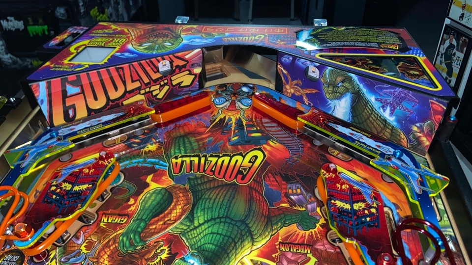 GODZILLA Pinball Mod DECAL Apron Wall ( SOLD AS A PAIR) | eBay