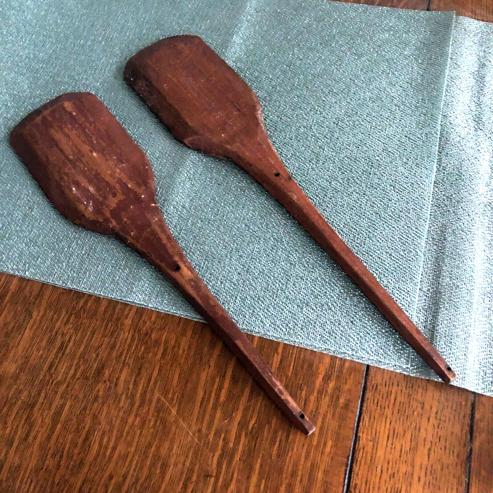 Butter Paddles Antique Hand Decorated Country Wood Farmhouse ...