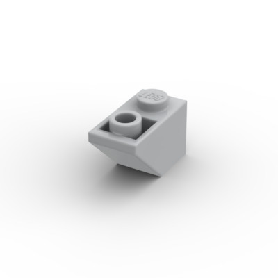 Lego 10x Schrägstein invers 1x2 slope 45 inverted 3665 hellgrau light ...