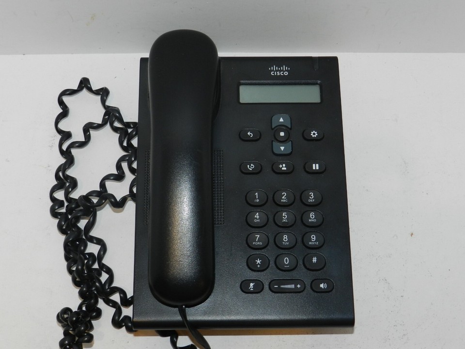 Cisco CP-3905 Unified SIP Phone 3905 Charcoal Standard Handset Tested ...