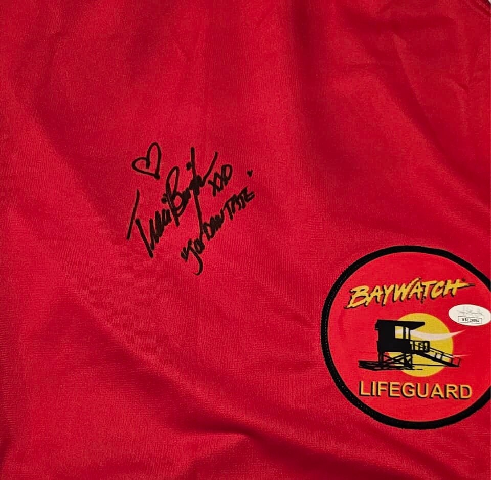 TRACI BINGHAM SEXY BAYWATCH ACTRESS LIFE GUARD JSA COA SIGNED BATHING ...