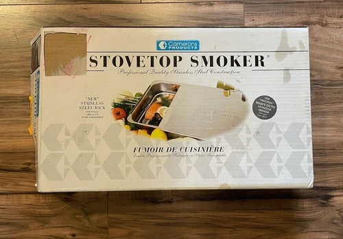 Original Camerons Professional Stovetop Smoker Stainless Steel Cooker ...