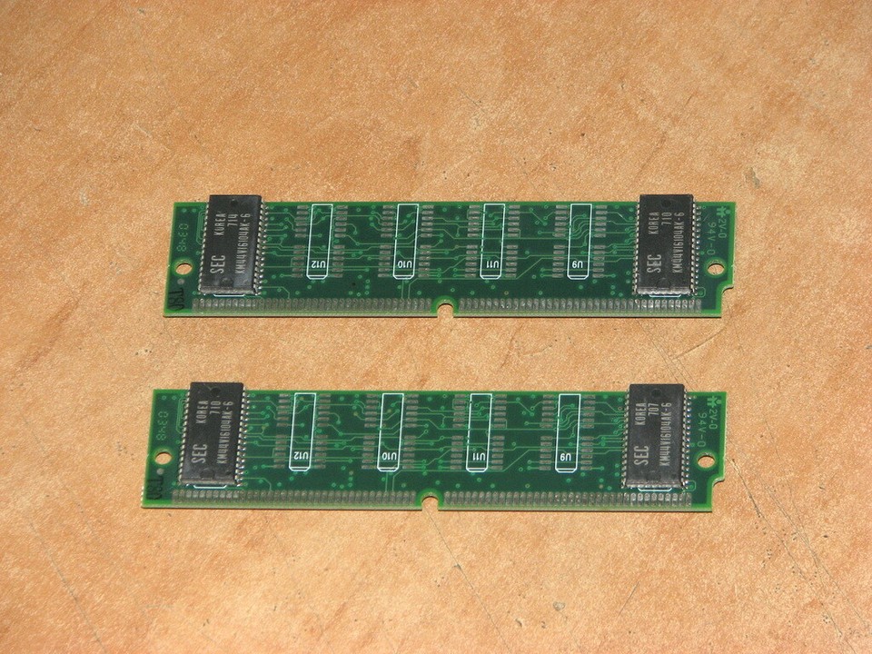 Lot of 10 EDO 10x64 MB (640 MB) SIMM 72 pin 60ns non-parity Memory RAM ...