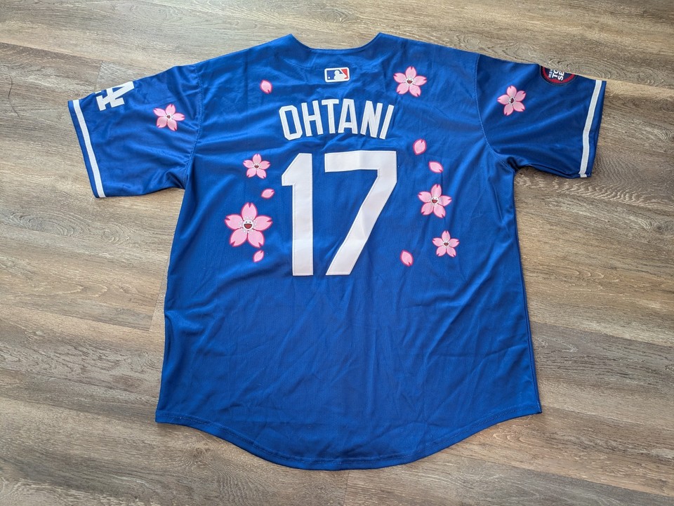 NWT! MLB REPLICA JERSEY L.A. DODGERS 2025 SS TOKYO SERIES #17 OHTANI ...