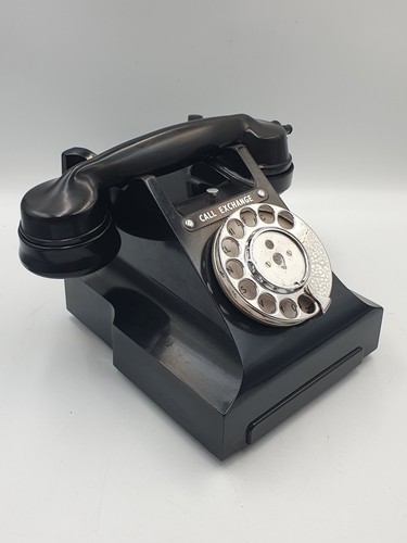 Vintage Rotary Dial Bakelite Telephone, Call Exchange, 1940s-50s | eBay