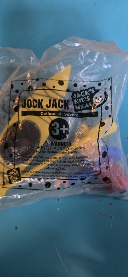 Vintage 1999 Jock Jack in the Box 3pc figure Kids Meal Toy Collection ...