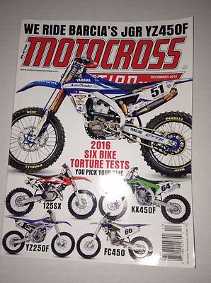 Motocross Action Magazine Six Bike Torture Tests December 2015 ...