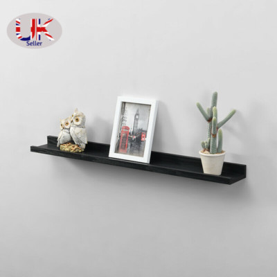 Set of 2 Shelf Photo Wall Mounted Floating Shelves Decoration 48cm 80cm ...