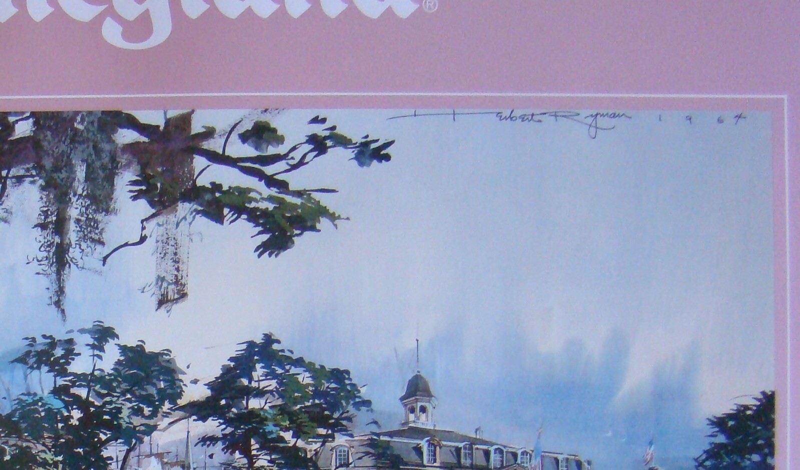 Herb Ryman Signed Disneyland New Orleans Square Concept Art Print ...