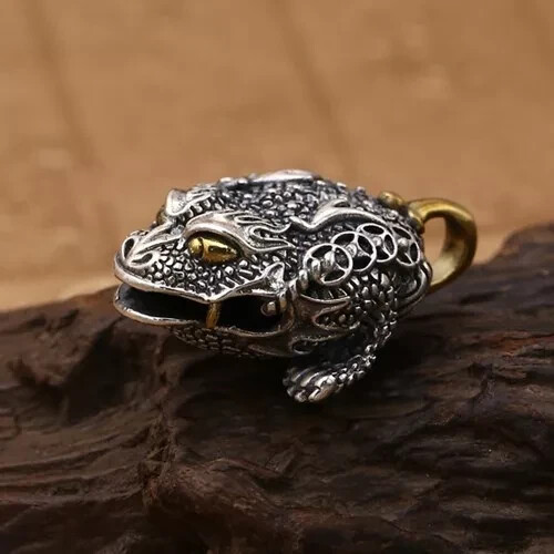 Real 925 Sterling Silver Pendant Frogs Jewelry | eBay