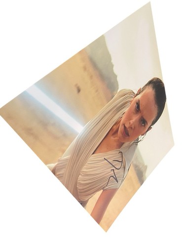 DAISY RIDLEY SIGNED AUTOGRAPH 11x14 PHOTO REY STAR WARS FORCE AWAKENS ...