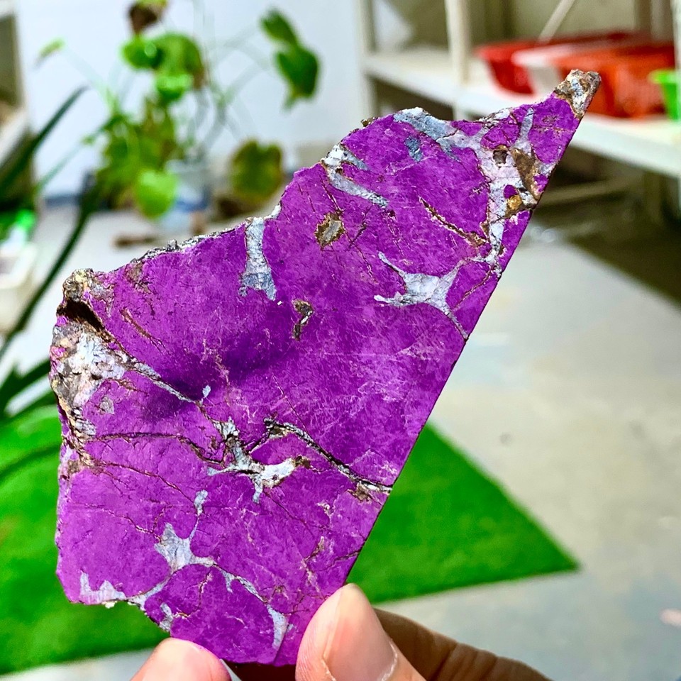 124G Namibia Natural Metallic Dark Purple Purpurite Piece Rough Rare ...