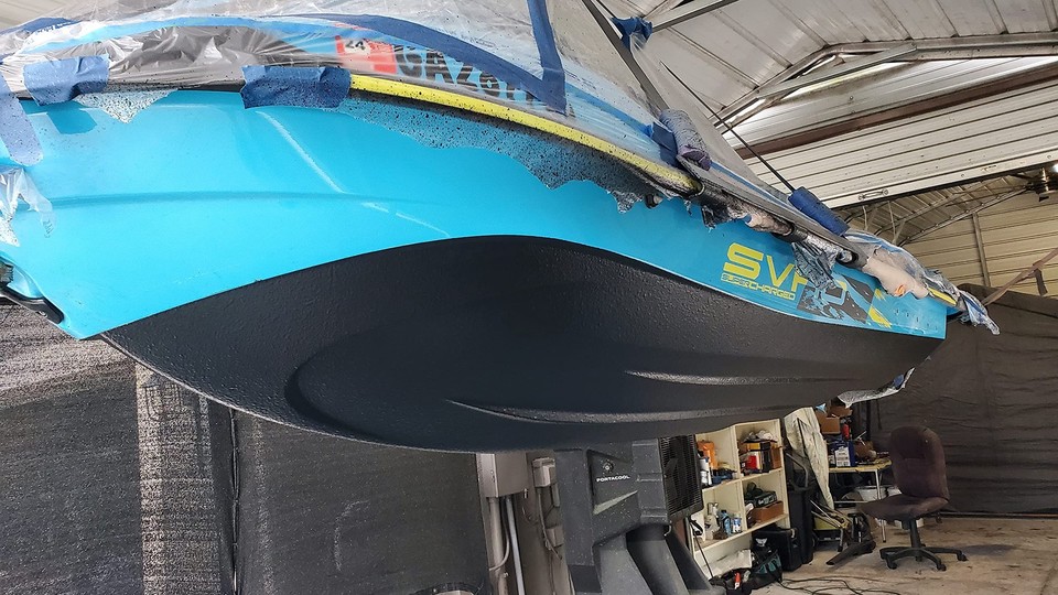 Super Slick 2000 Epoxy Bottom Coating for Airboats, Jet Ski's, etc ...