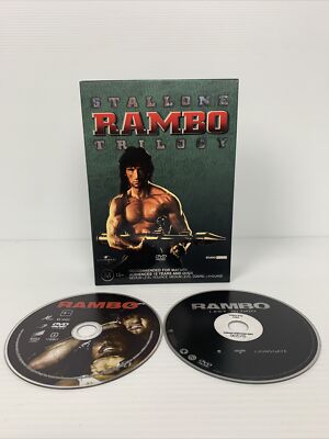 Rambo Trilogy DVD Box Set + 2x New Rambo DVDs Cases Only Sylvester ...