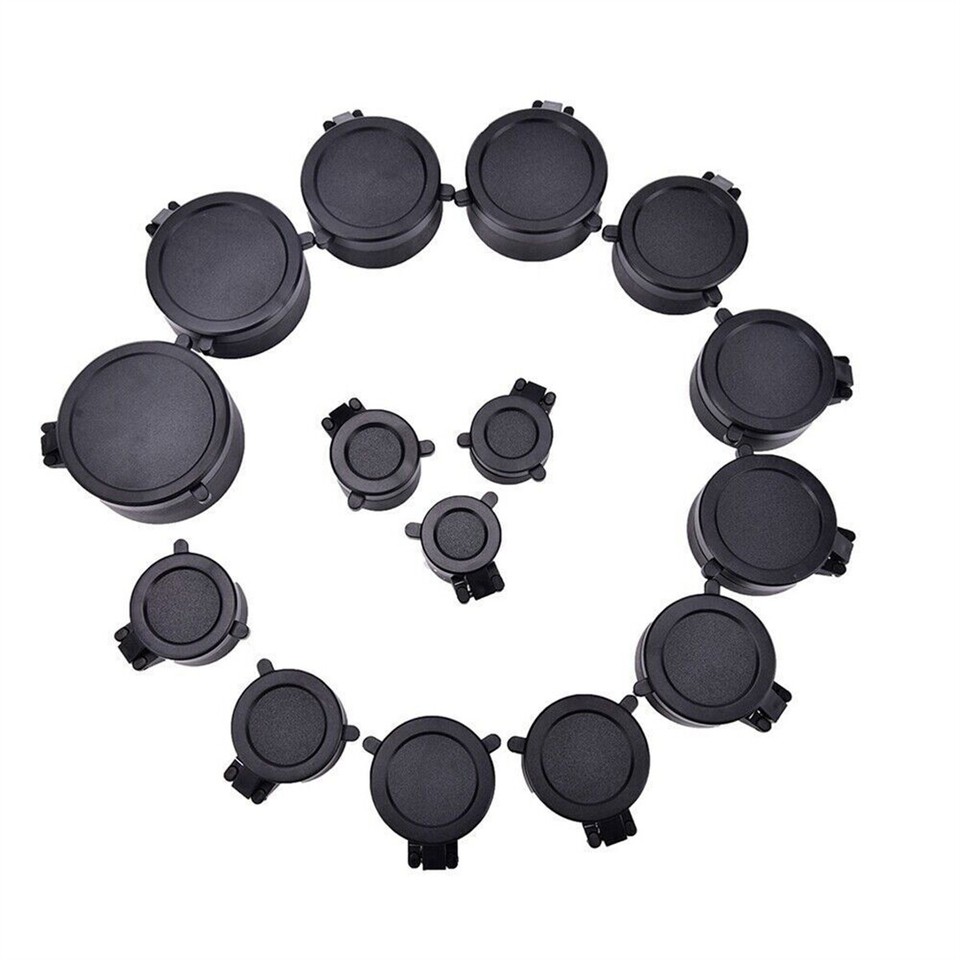 Flip Up Scope Covers Rifle Scope Protect Objective Cap Lens Cover for ...