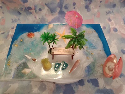 Beautiful Handmade Island Life Table Centerpiece | eBay