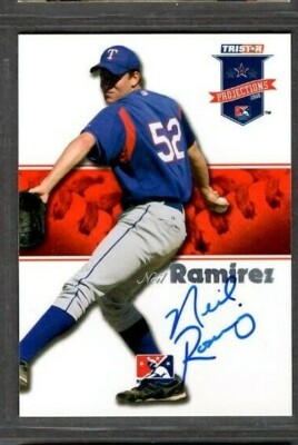 2008 Tristar Projections #303 Neil Ramirez Baseball Card Signed ...