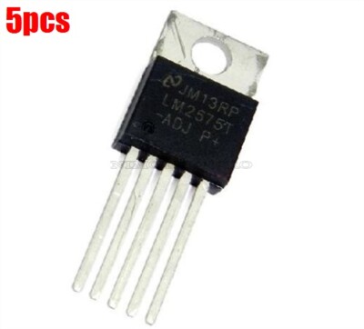 5Pcs TO-220 Switching Regulator LM2575T-ADJ LM2575T LM2575 Adj New Ic ...