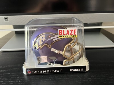 Baltimore Ravens NFL Riddell Blaze Alternate Mini Helmet!!! Date Code ...