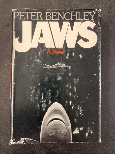 Jaws A Novel by Peter Benchley Hardcover 1974 Edition Early Print | eBay