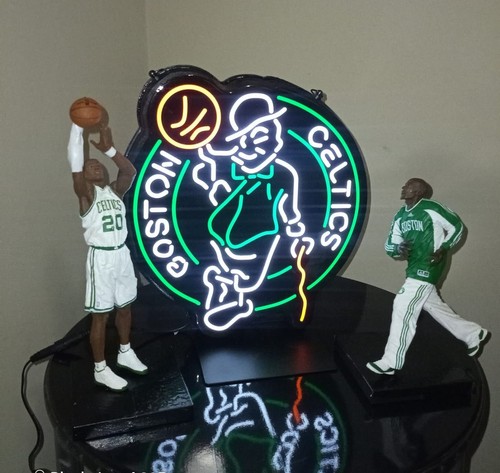 10" Vivid Boston Celtics Logo Neon Sign Light Lamp Beer Bar Wall Decor ...
