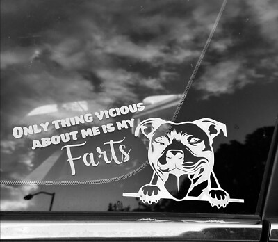 Staffy Vinyl Car Decal Sticker | eBay Australia