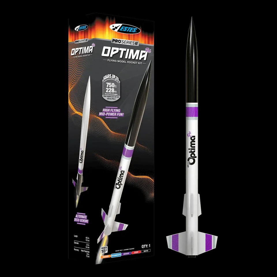 EST9727 Estes Pro Series II Optima Model Rocket | eBay