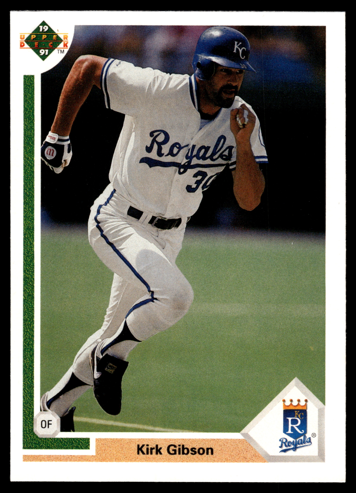 1991 Upper Deck Kirk Gibson #737 Kansas City Royals Baseball Card | eBay