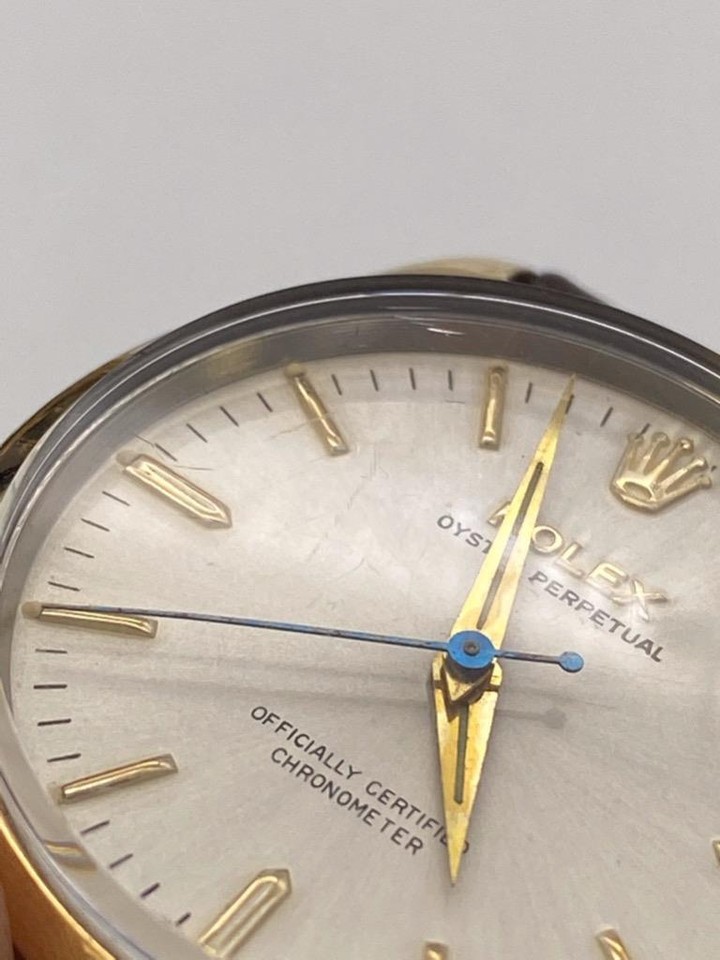 ROLEX OYSTER PERPETUAL 6634 GOLD CAPPED 34mm AUTOMATIC WATCH. | eBay
