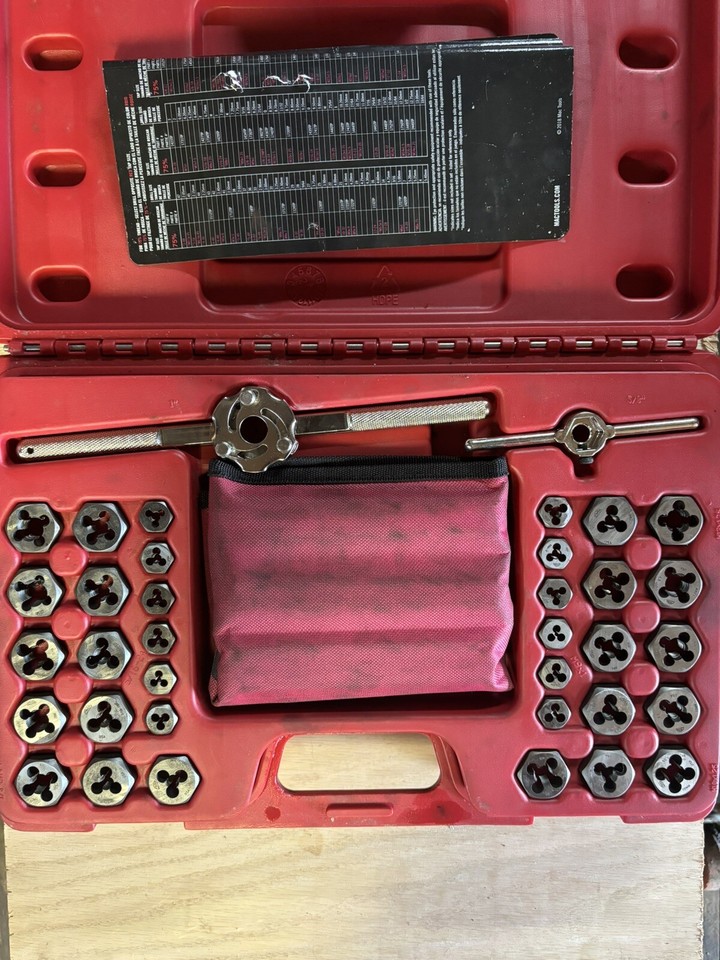 Mac Tools 117-PC TD117COMBOS Tap and Die Drill Extractor Super Set ...