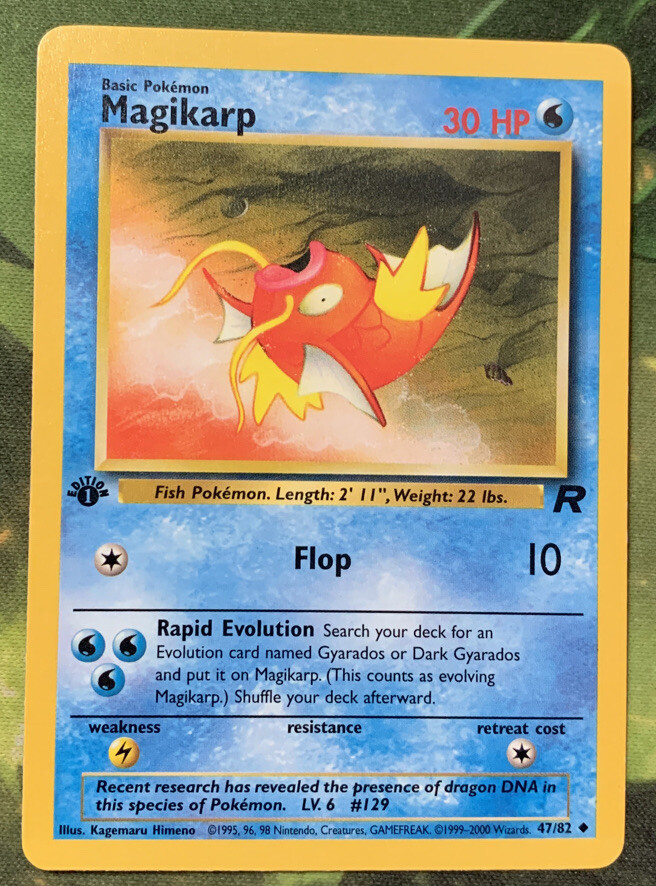 1st Edition Magikarp 47/82 - Team Rocket - Near Mint | eBay