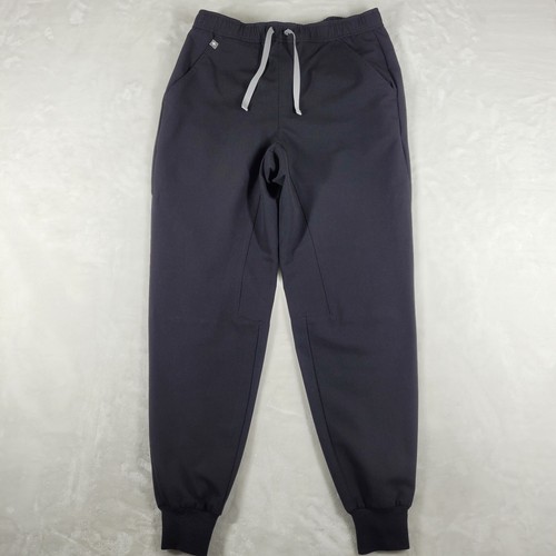 FIGS Tansen Jogger Scrub Pants Men's Medium Black Medical Tech Nurse ...