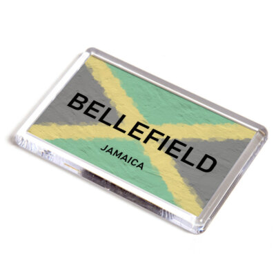 FRIDGE MAGNET - Bellefield - Jamaica Flag | eBay