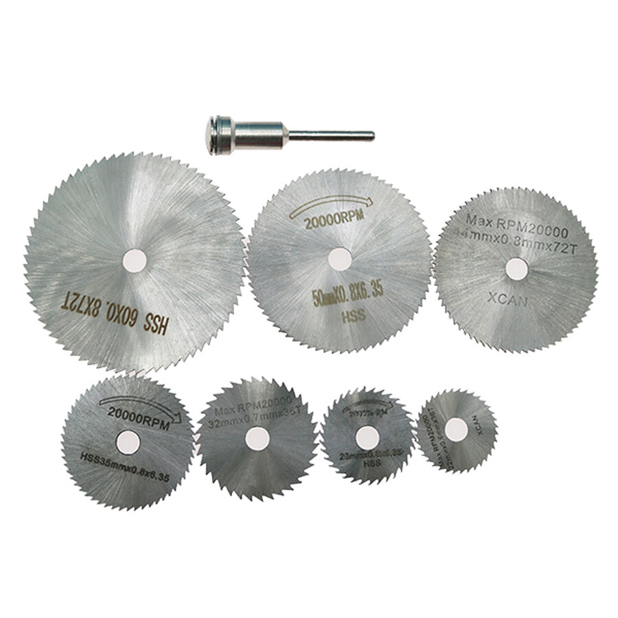 22mm - 60mm Micro High Speed Steel Saw Disc Blade HSS Cutting Metal Saw ...