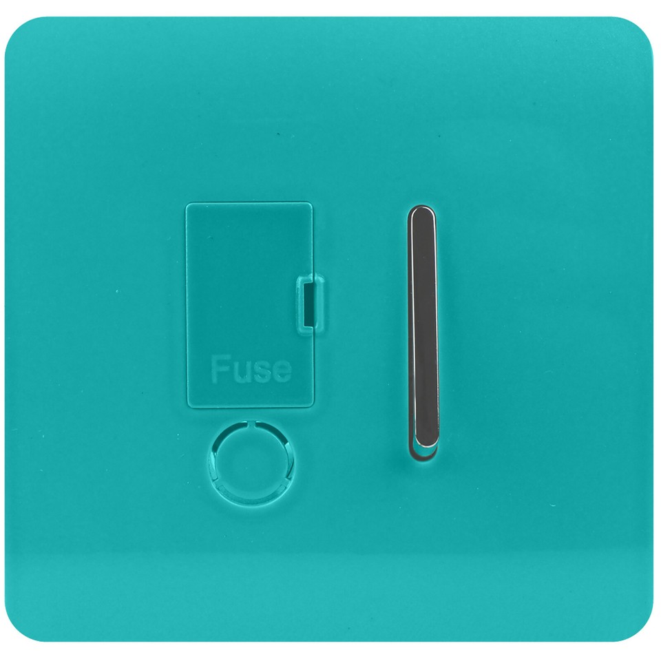 Trendi Switch Bright Teal Designer Lightswitches, Plug Sockets, Fused ...