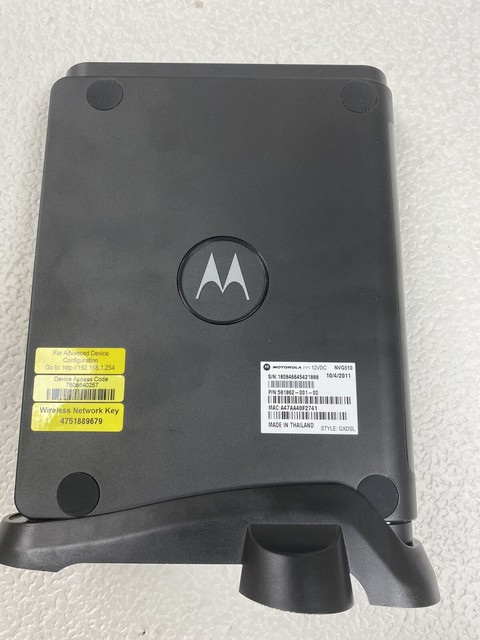 AT&T Arris Modem Wireless Router Model NVG510 DSL Broadband Network X2 ...