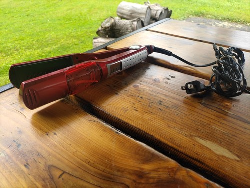 Conair Nano Silver Ceramic 1.5" Plate Hair Straightener Model SS9 - Red ...