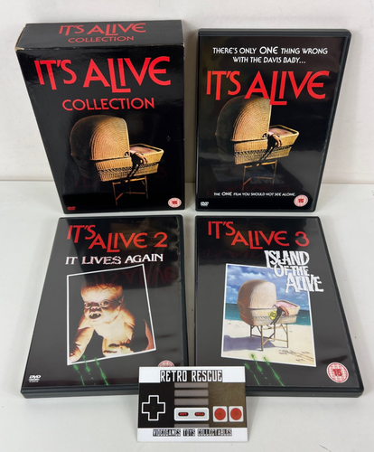 It's Alive Collection DVD 1 2 3 Boxset Film Bundle Horror Again Island ...