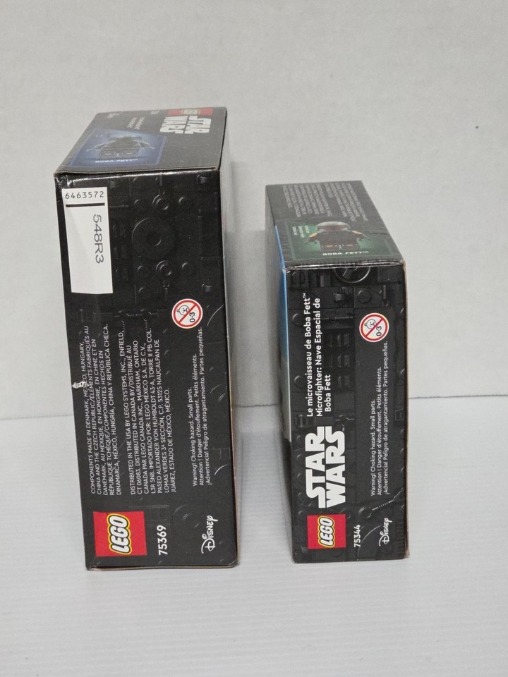 Lego Star Wars Boba Fett Mech & Starship Microfighter 75369 75344 New ...