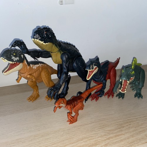 5 Jurassic World Slash 'N Battle Scorpios Rex Dinosaur Toy Camp ...