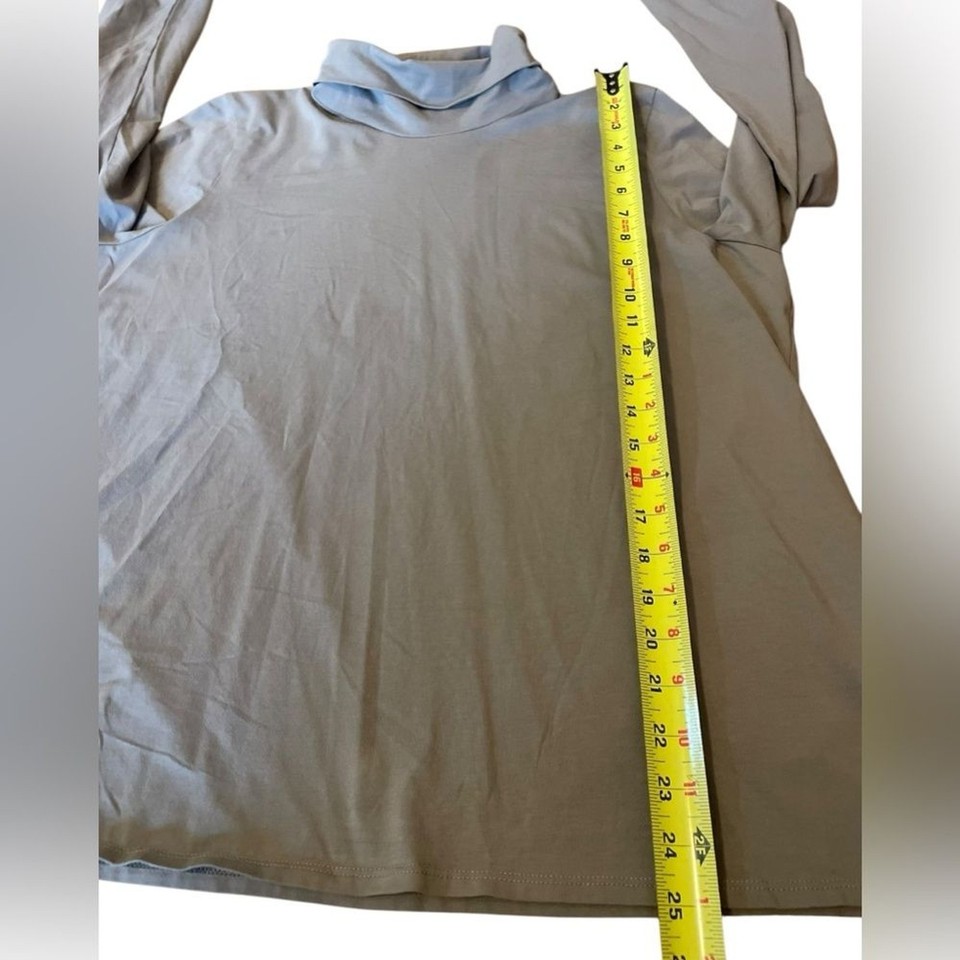 J Jill Pure Jill Relaxed Turtleneck Pima Pullover Long Sleeve Womens ...