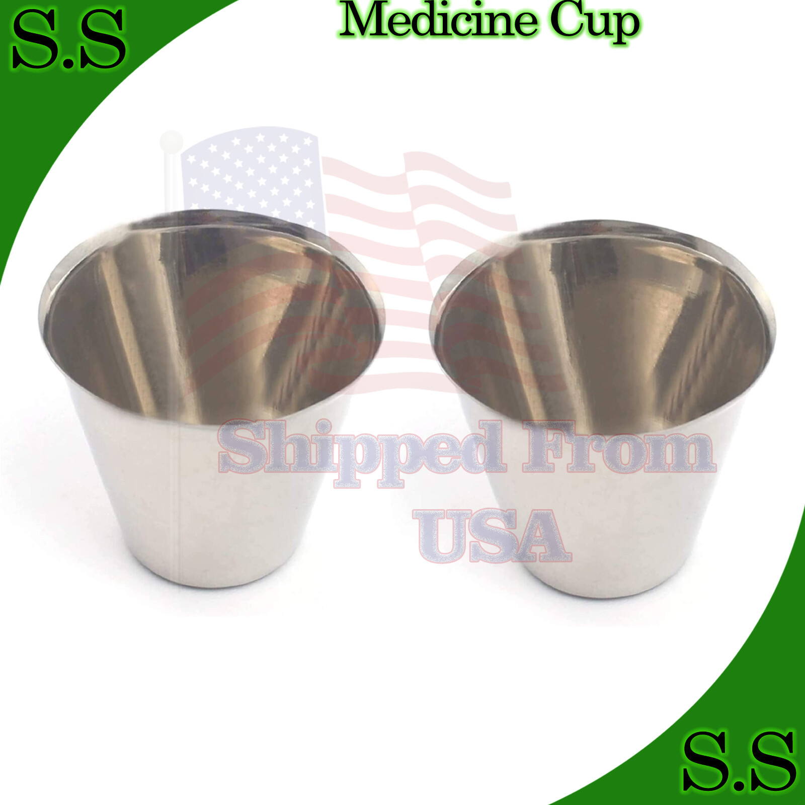 2 Medicine Cup Surgical dental veterinary Instruments | eBay