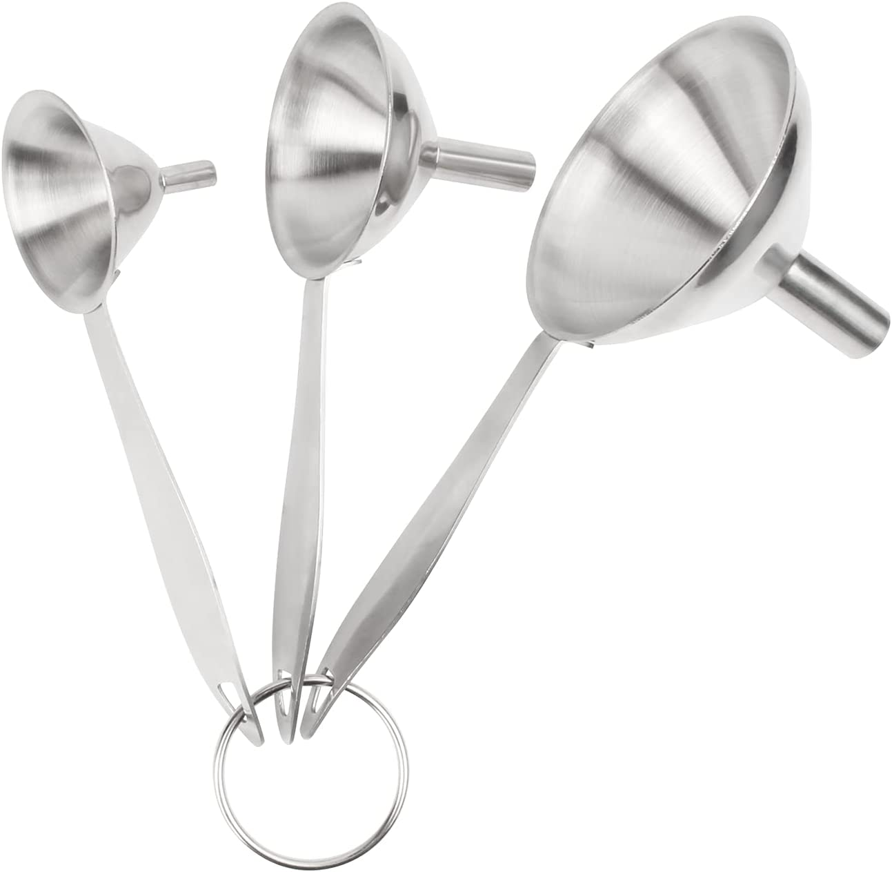 Stainless Steel Mini Funnels for Transferring of Liquid Fluid Dry ...