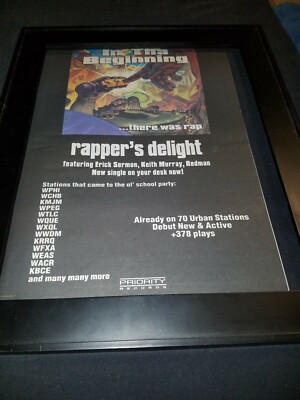 Redman, Keith Murray Rapper's Delight Rare Original Radio Promo Poster ...