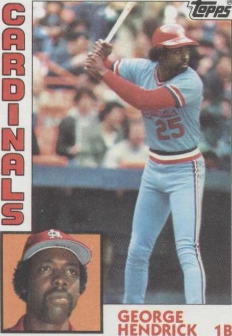 1984 Topps - George Hendrick #540 for sale online | eBay