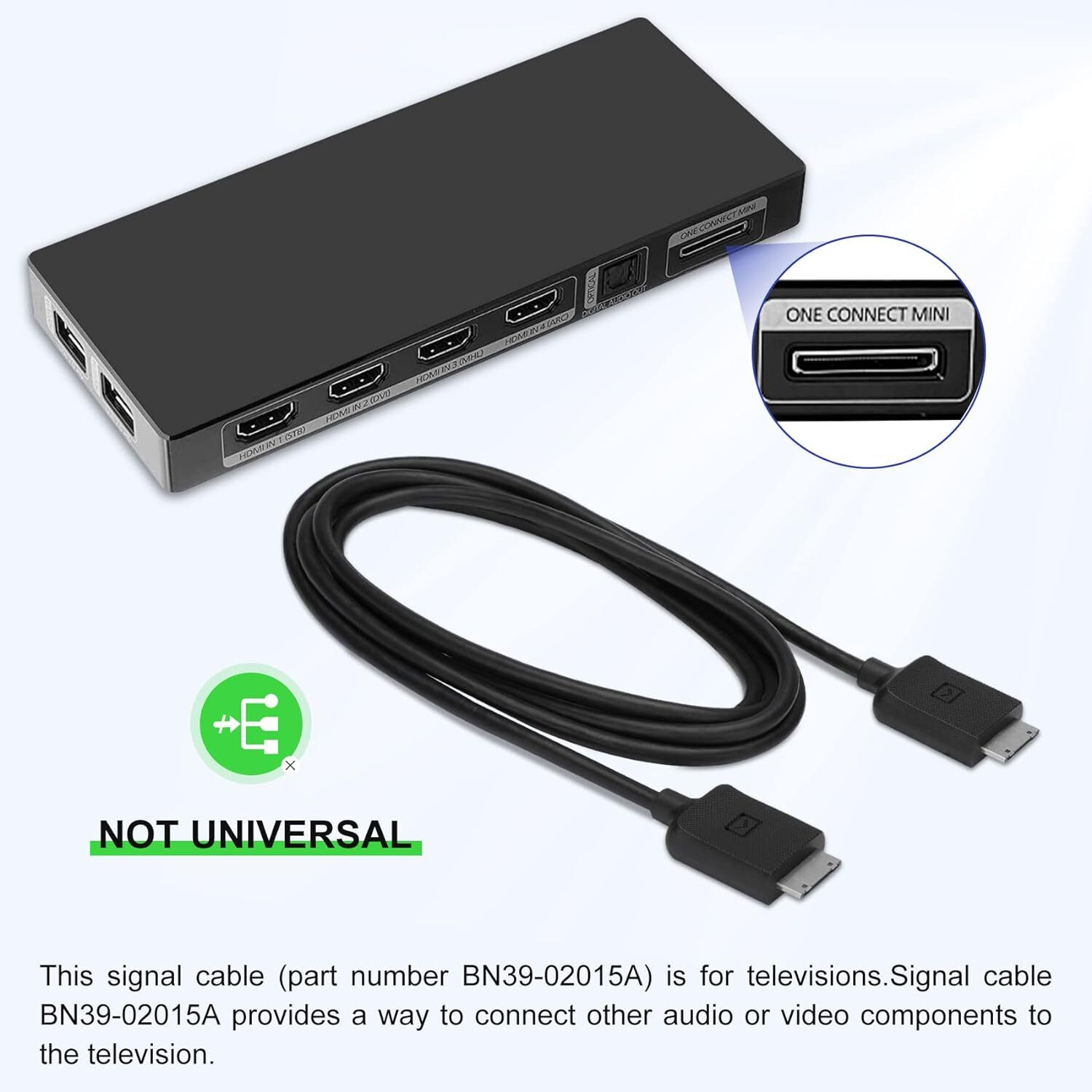 One Connect Cable For UA55JU7100 UA75JU7500F UA65JS850DF BN96-35817B ...