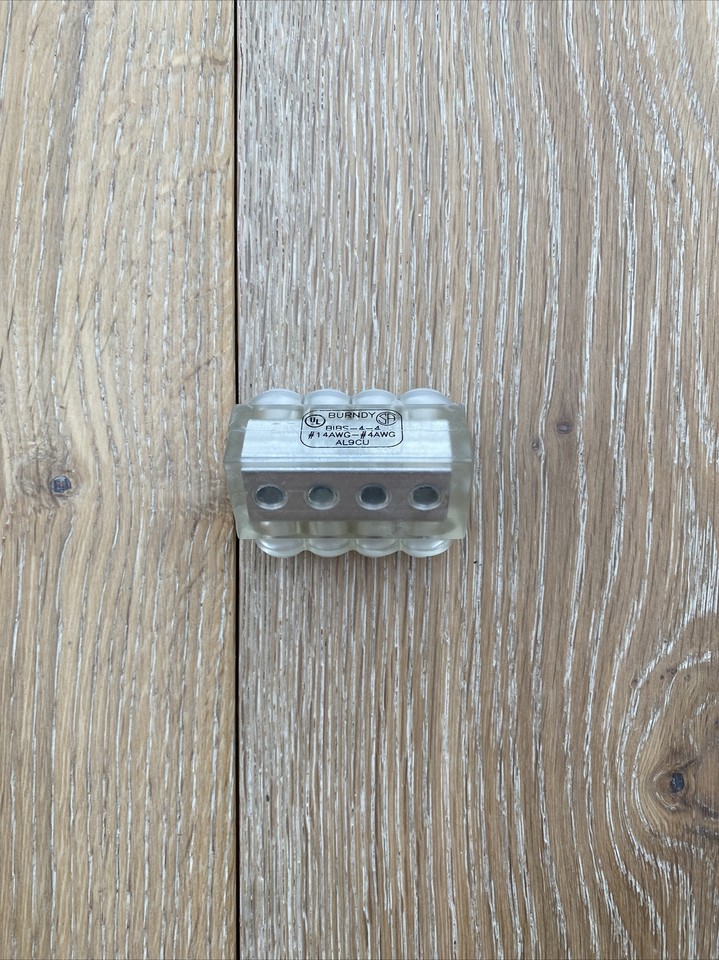 Burndy Multiple Wire Terminal BIBS-4-4 AL9CU #4 - #14 THHN Cube Tap Bug ...