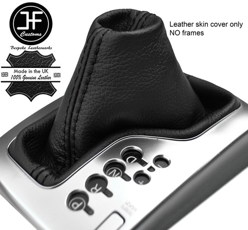 BLACK STITCH REAL LEATHER AUTOMATIC SHIFT BOOT FITS INFINITI FX35 QX70 ...