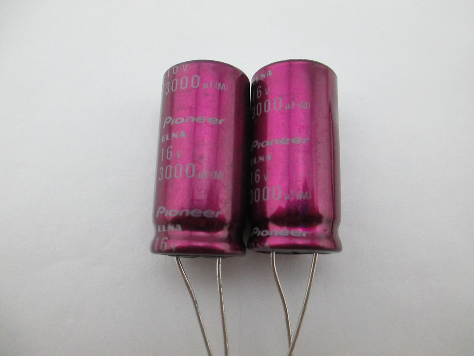 10PCS ELNA PIONEER 3000uf 16v 3000mfd audio Capacitor caps 16*32mm 85°C ...
