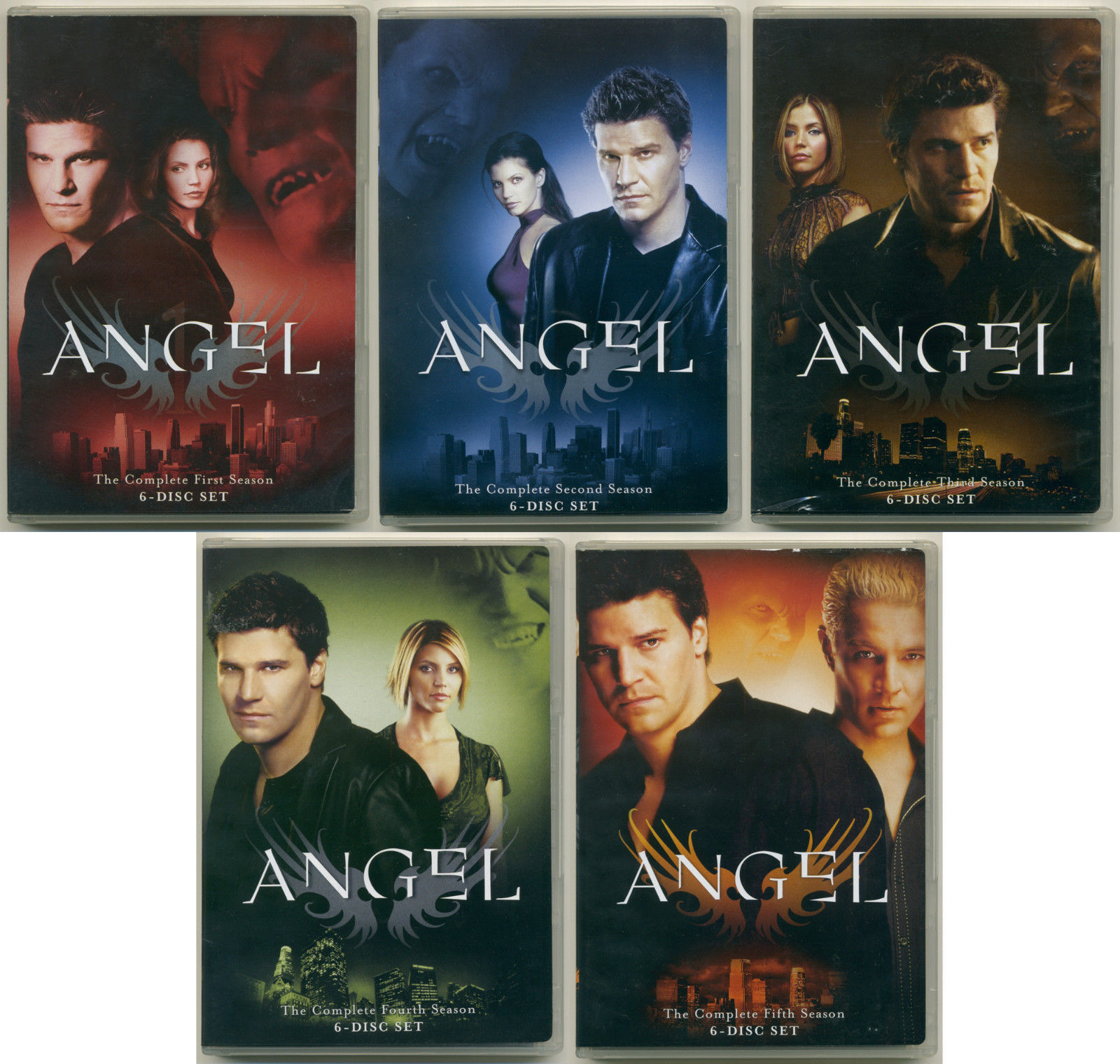Angel complete series 1-5 set, seasons 1 2 3 4 5 DVD lot Region 1 | eBay